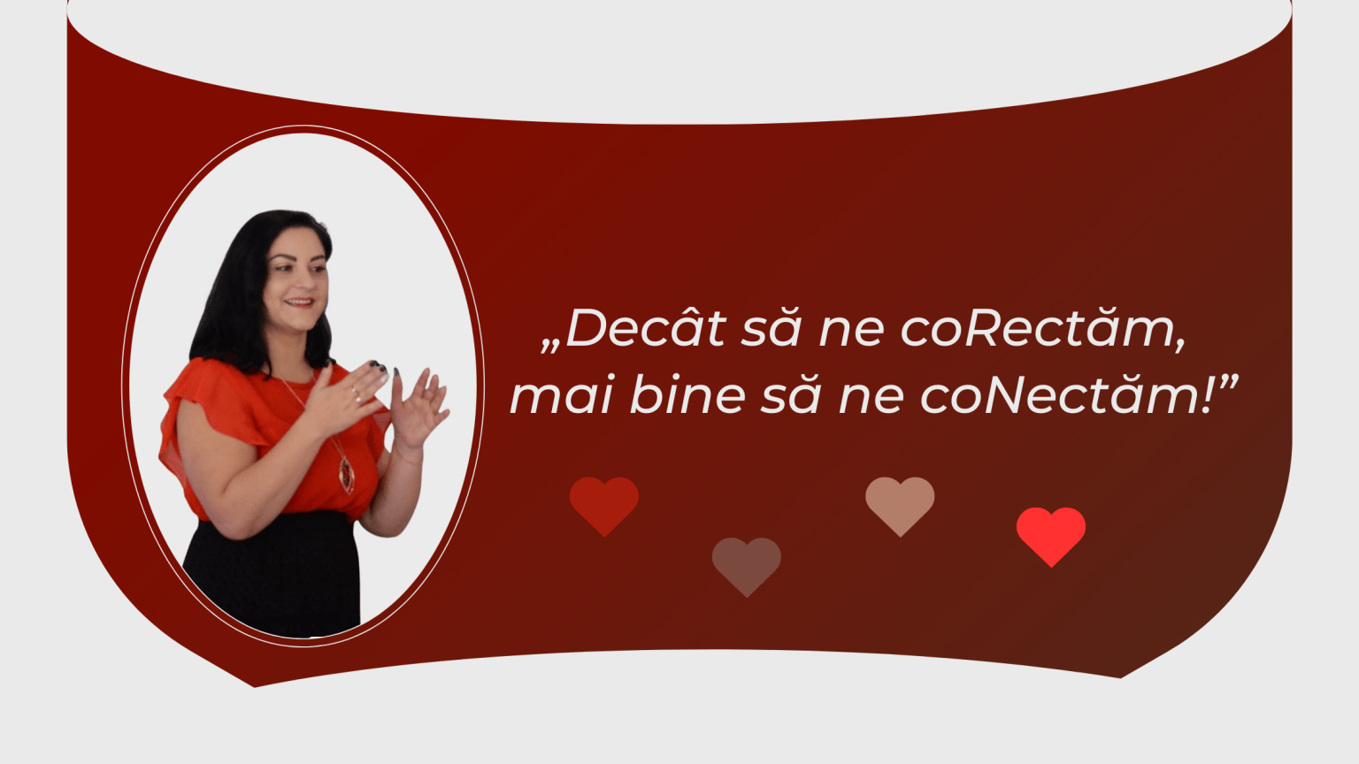 De la CoRectare la CoNectare - Alina Paraschiv